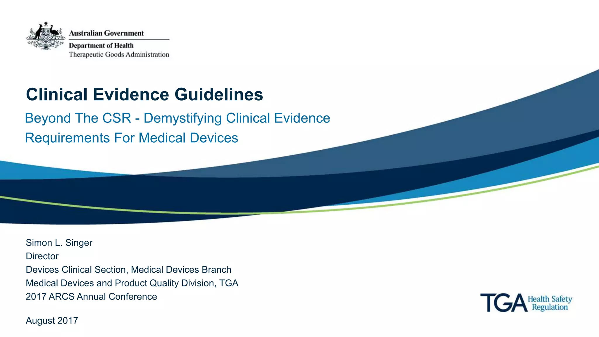 Presentation: Clinical Evidence Guidelines | PPTX