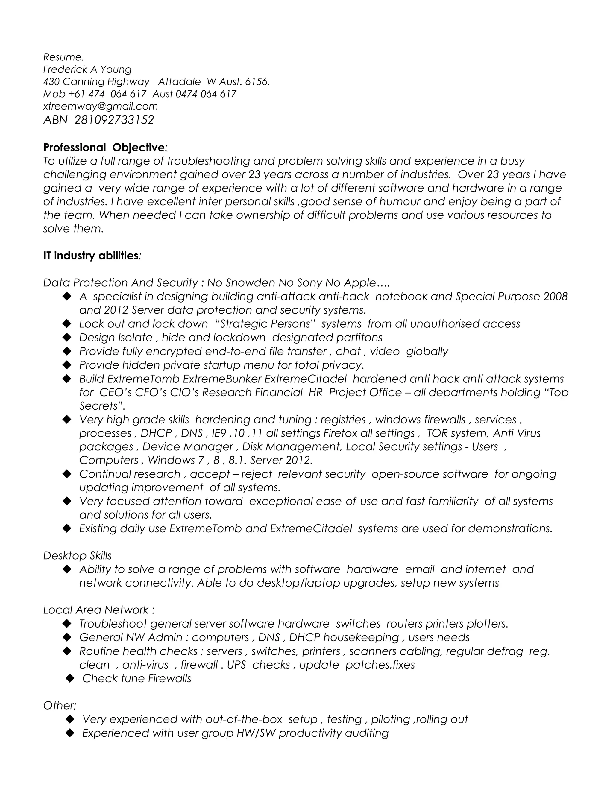 Res140209 | DOC | Computing | Technology & Computing