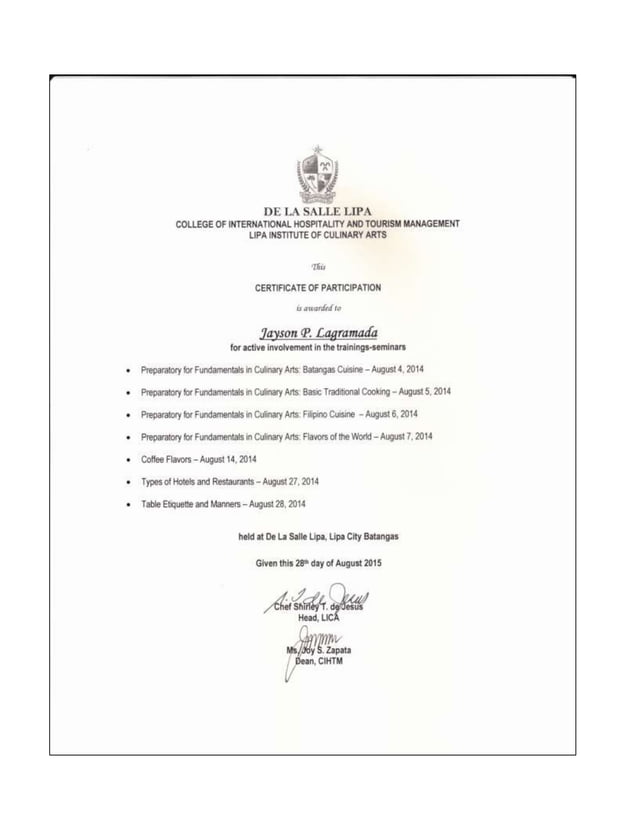 JAYSON P. LAGRAMADA- RESUME | PDF