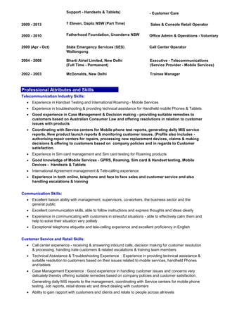 PJ Philip - Resume | PDF | Telecommunications Industry | Industries