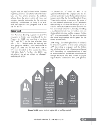 Rollback of Advance Pricing Agreement - Clarity Needed | PDF