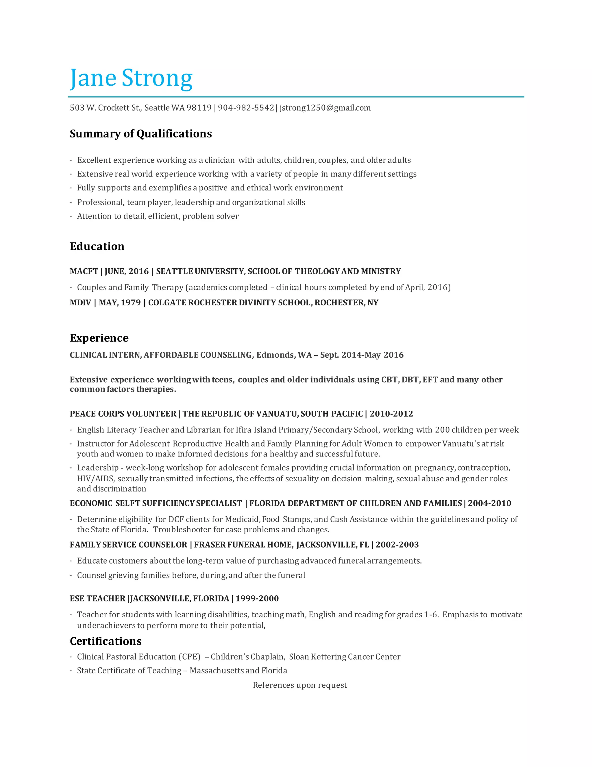 Original Resume | PDF