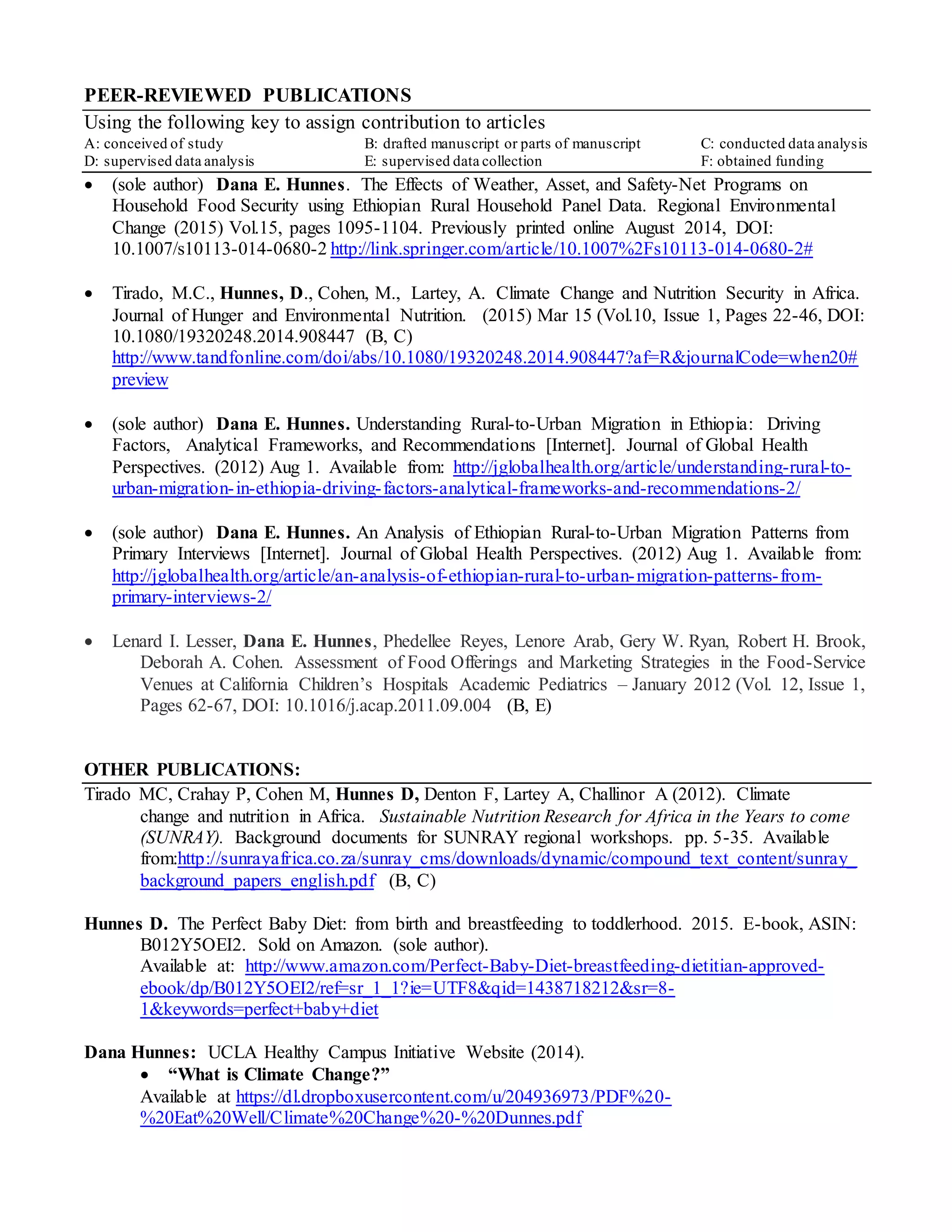 CV Dana Hunnes | DOCX