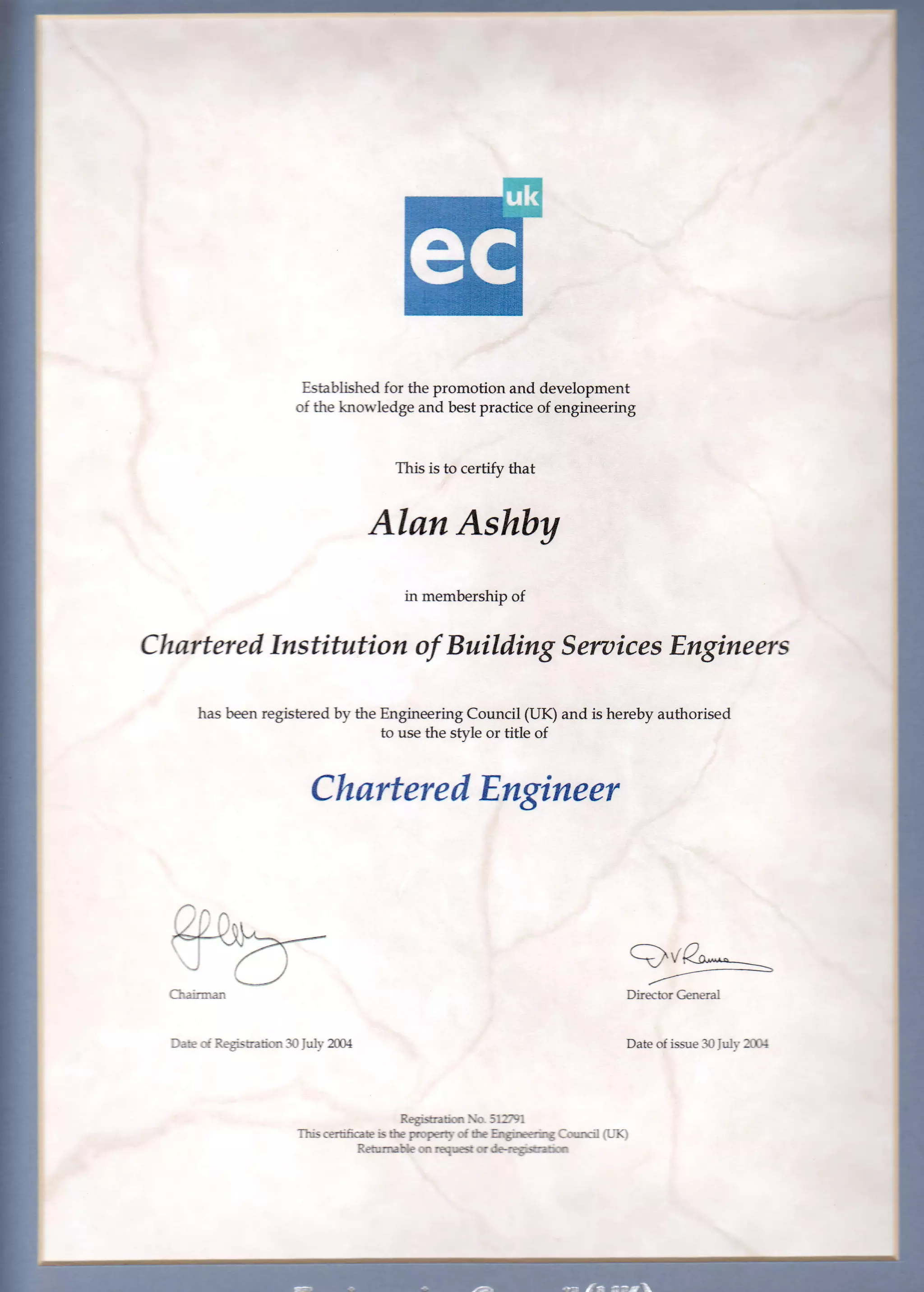 CEng Certificate | PDF