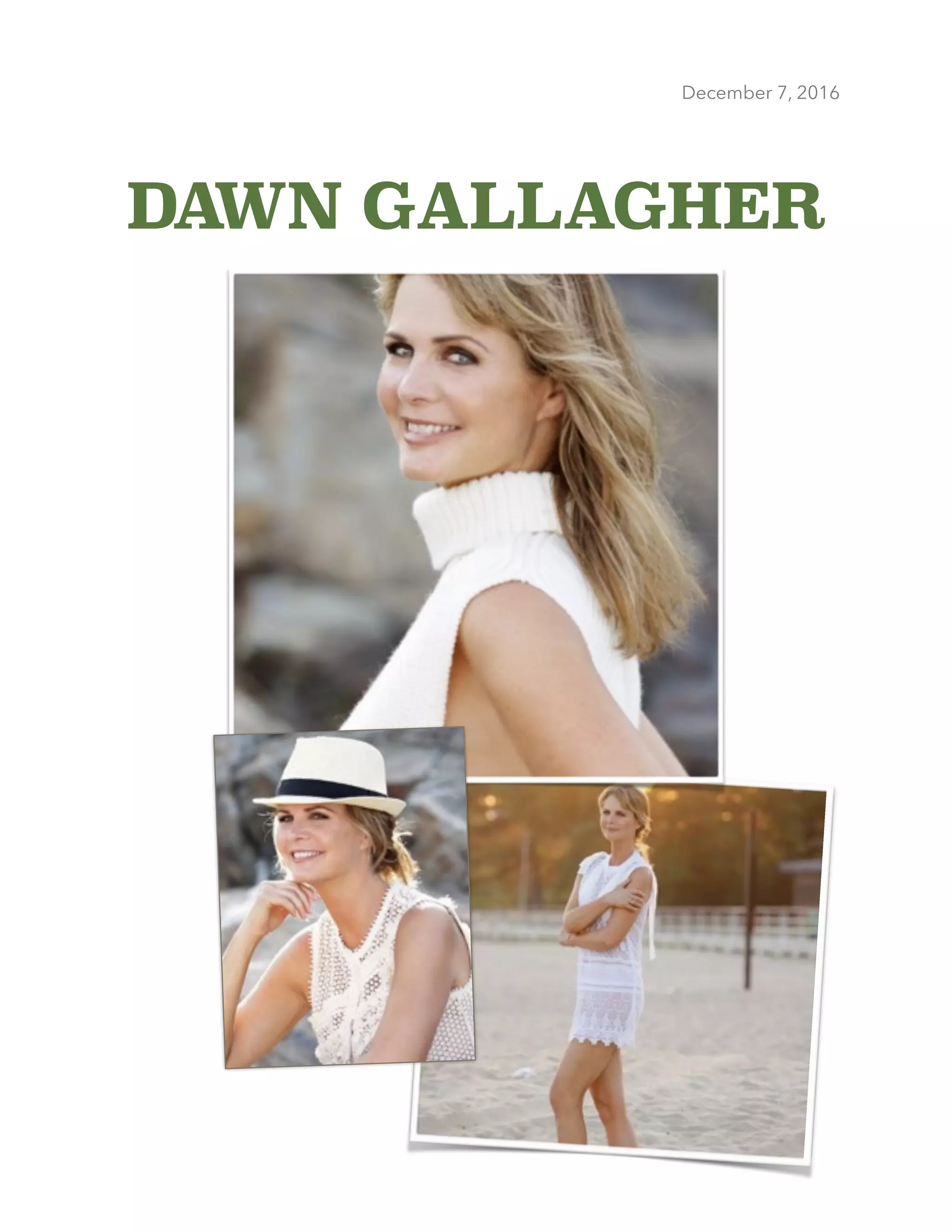 Dawn Gallagher PRESS KIT 1 | PDF