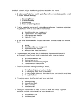 B1 and b2 (test questions) | DOCX