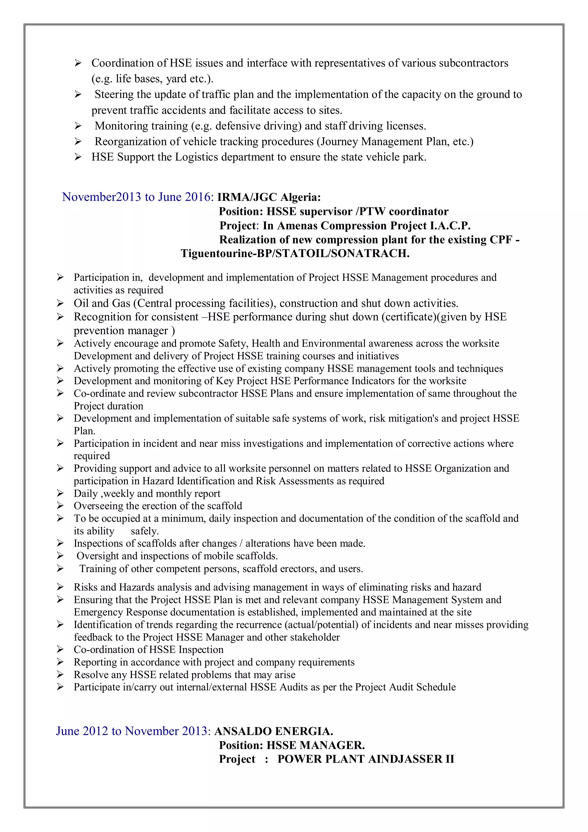 CV ANGLAIS BOUARBI WALID | PDF