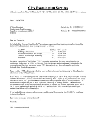 Congratulatory Letter | PDF