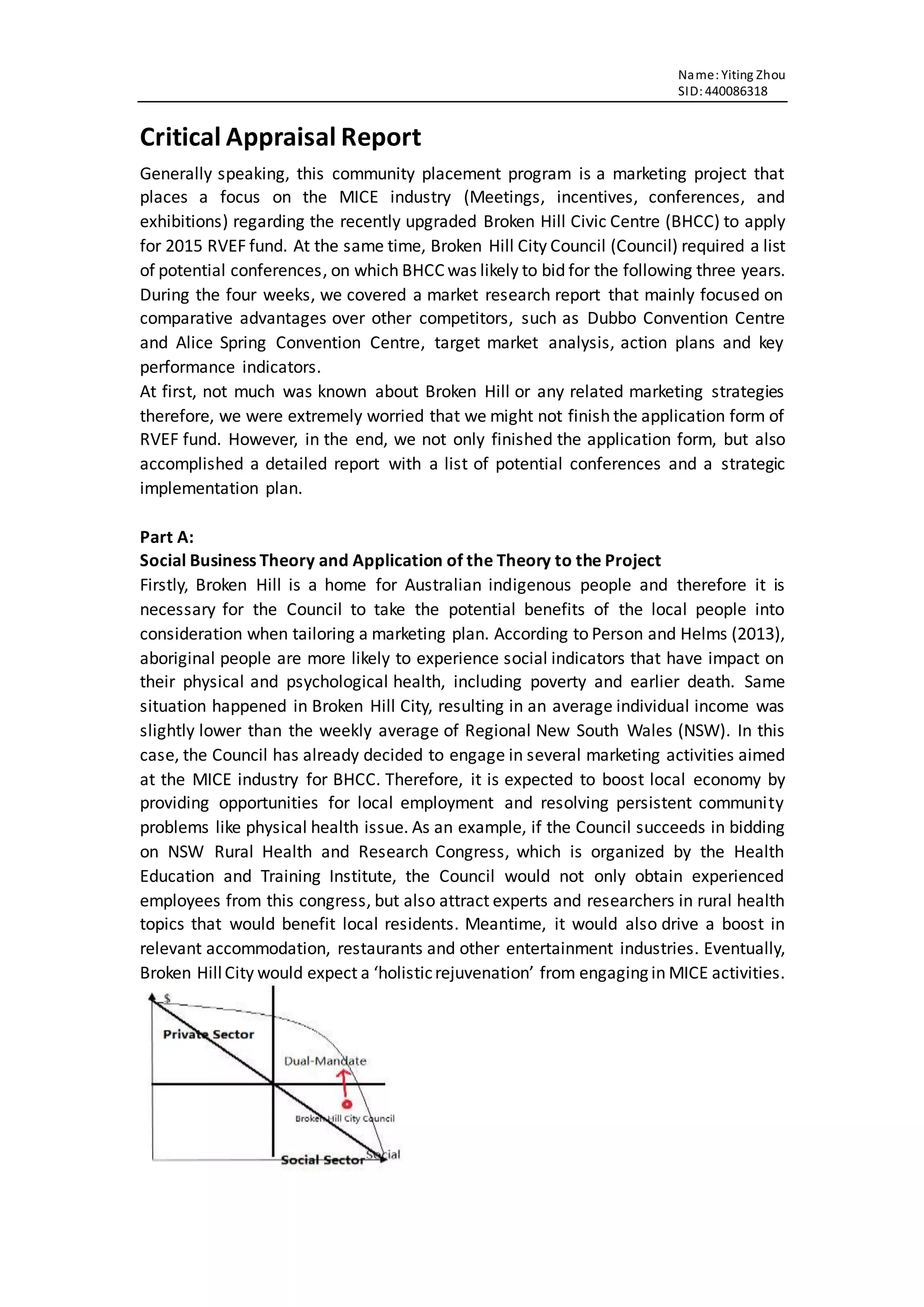 Critical Appraisal Report | DOCX
