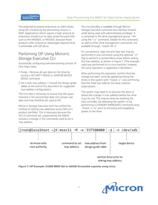 over_provisioning_m600_for_data_center_apps_tech_brief | PDF | Operating Systems | Computer ...