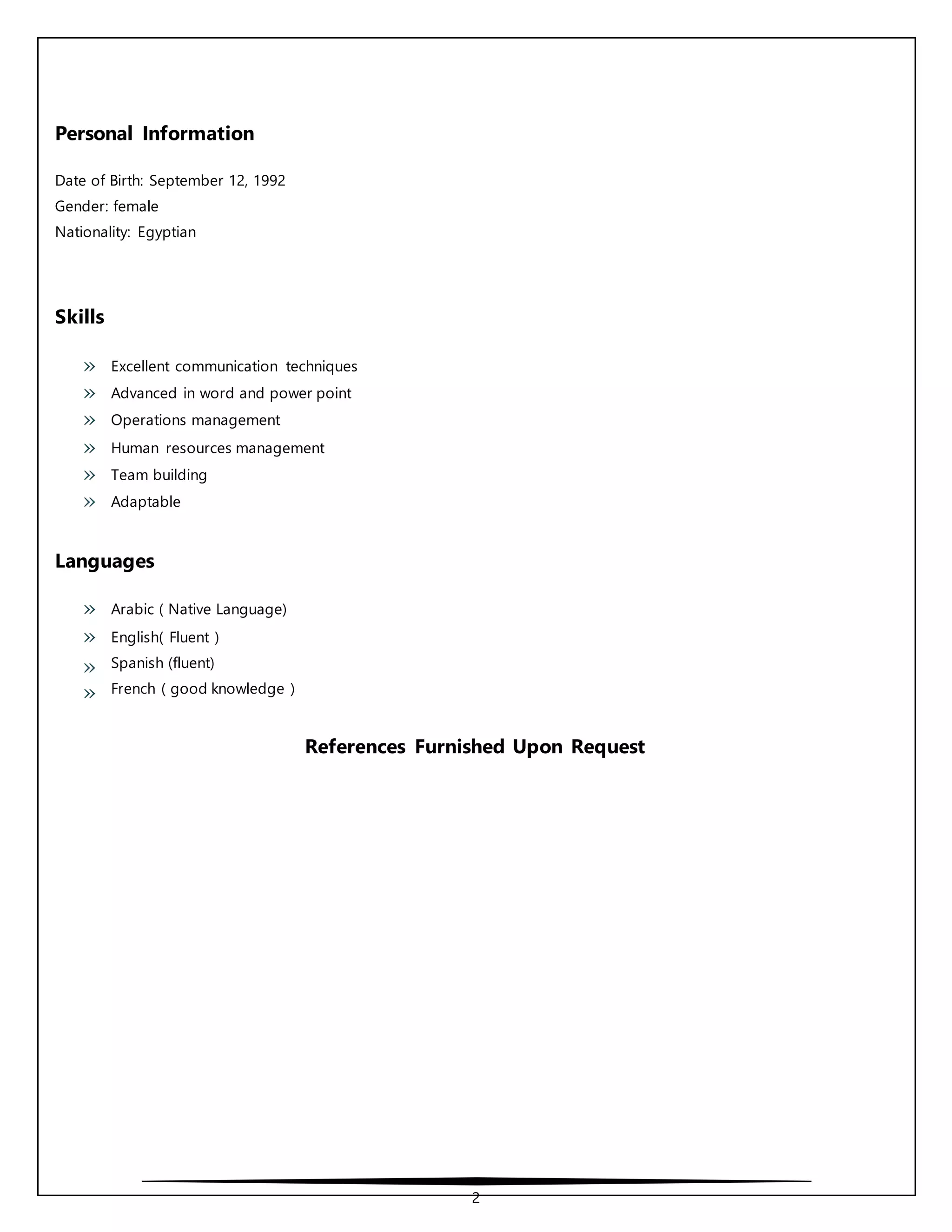 omnia essam cv | PDF