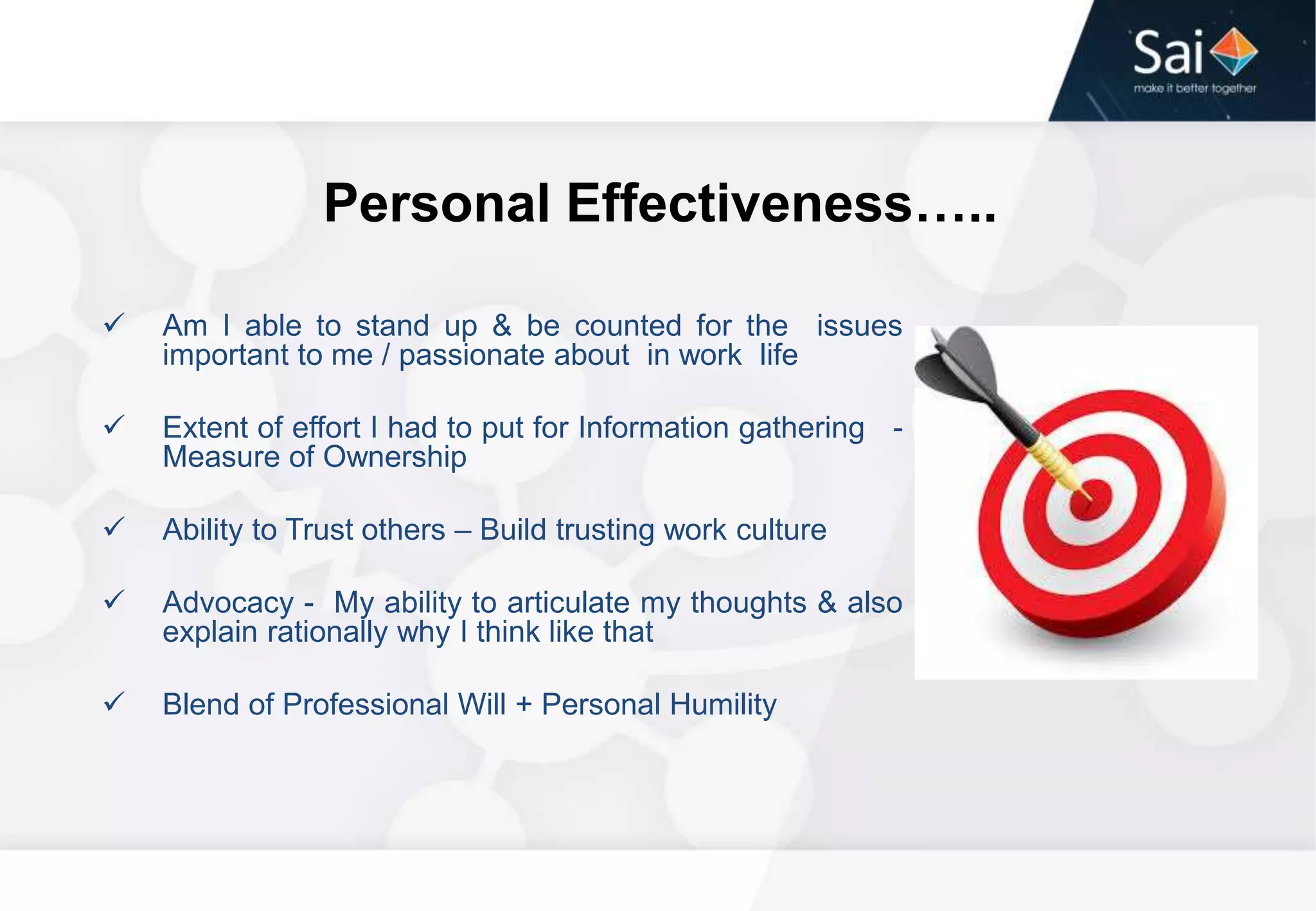 Personal Effectiveness | PPTX