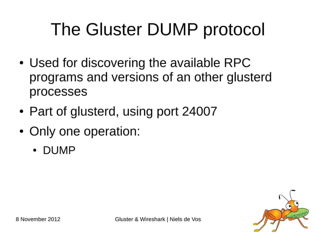 Gluster wireshark niels_de_vos | PPT