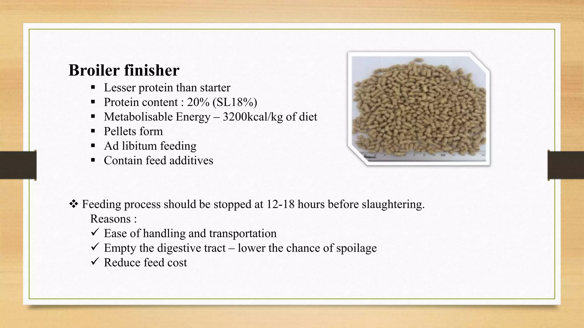 Broiler feeding | PPTX