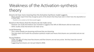 B1c2 evaluating activation synthesis theory | PPT