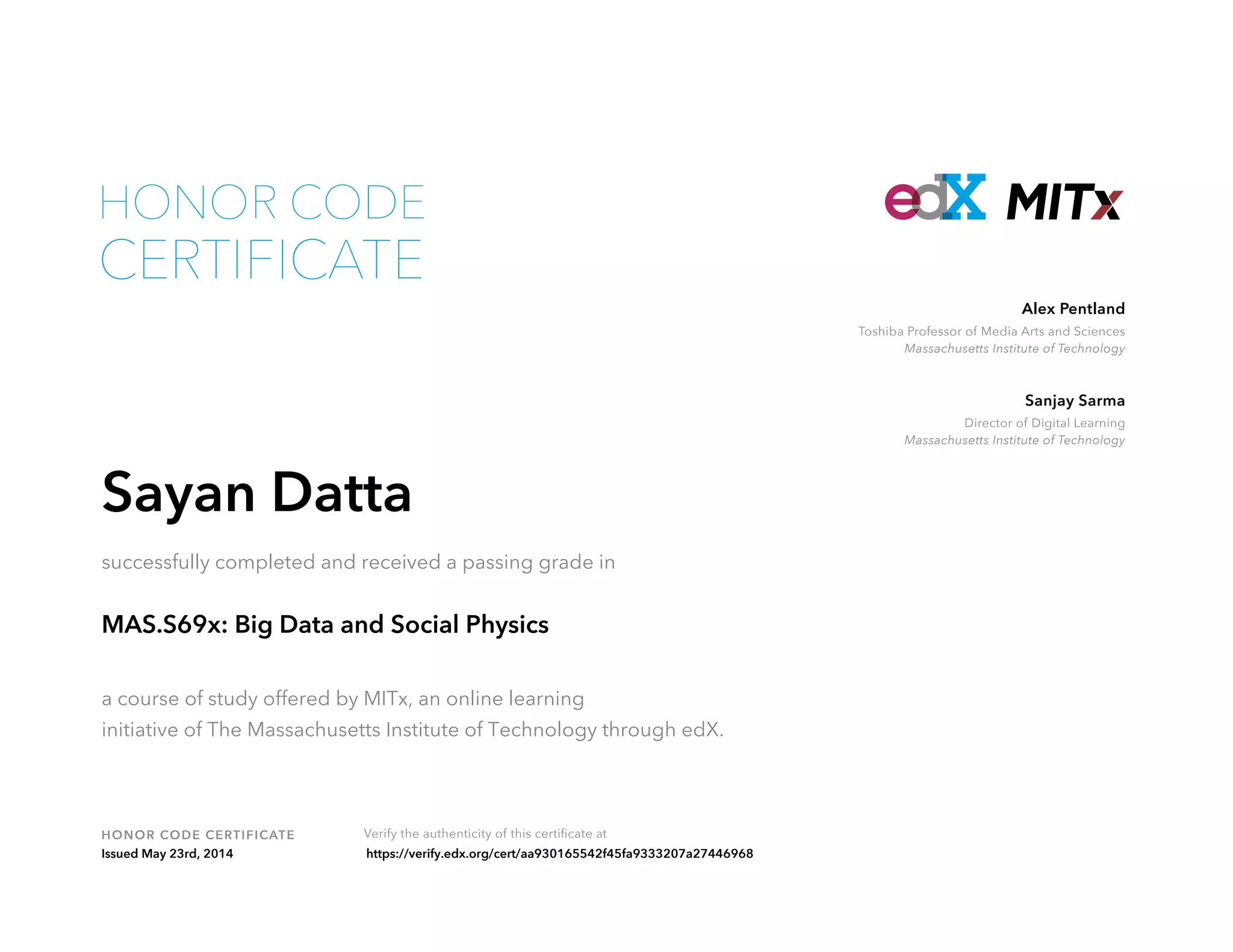 Certificatebigdata | PDF