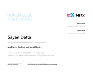 Certificatebigdata | PPT