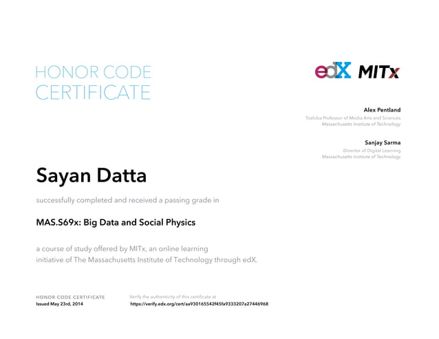 Certificatebigdata | PDF