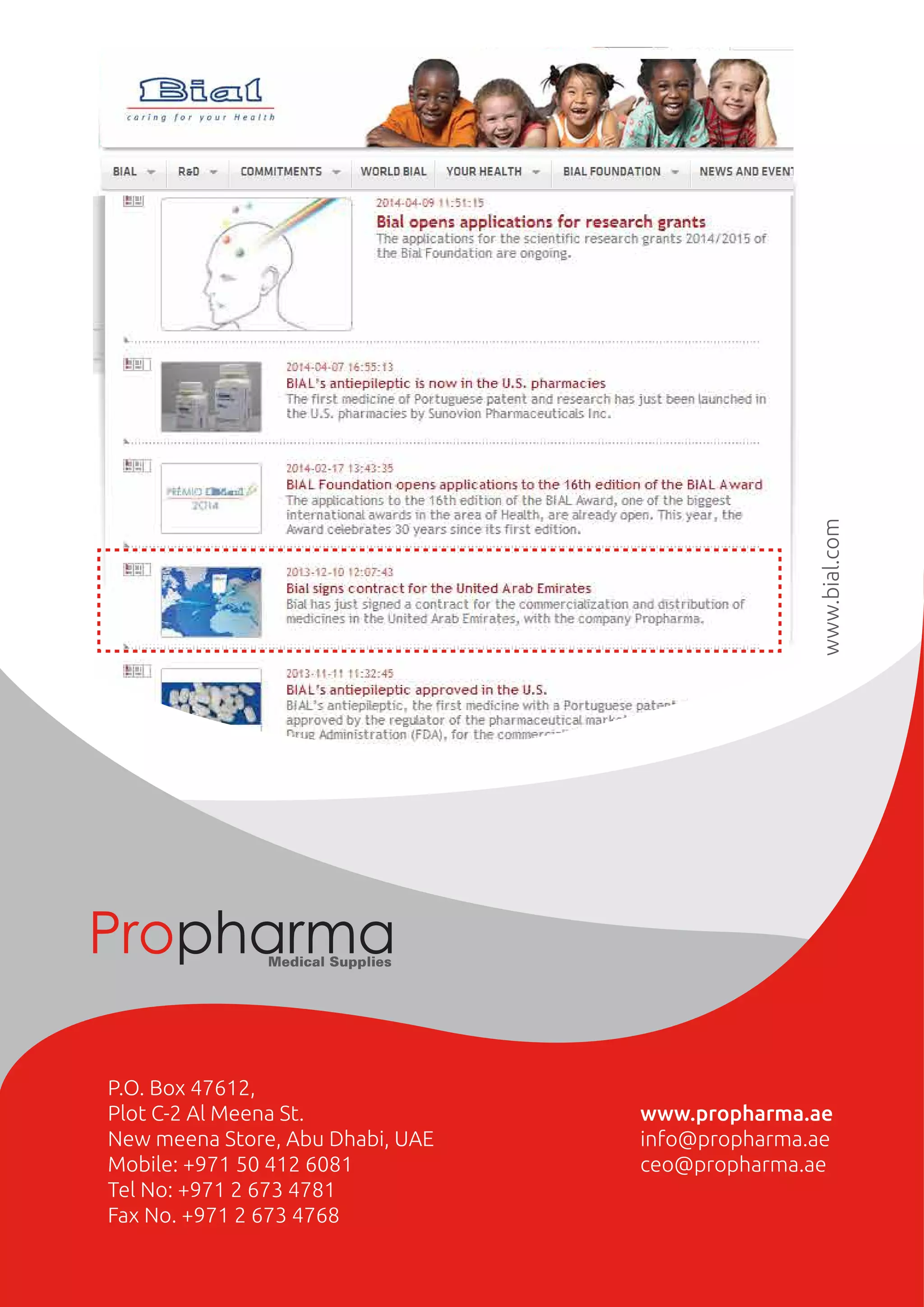 Propharma Company Profile V8 | PDF