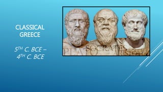Greek Mythology Setting the Scene | PPT