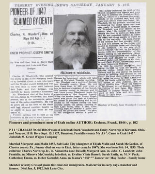 Charles Northrup Woodard and Margaret Ann Makin | PDF