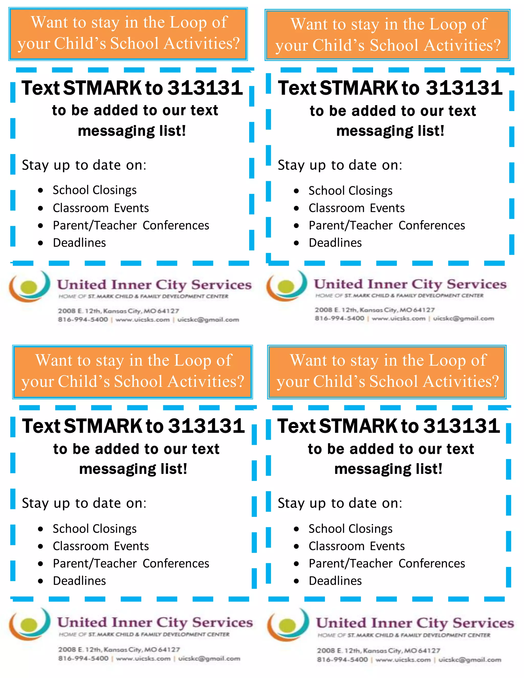 EZ text flyer | DOCX