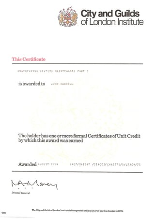 John_City_&_Guilds_certs | PDF