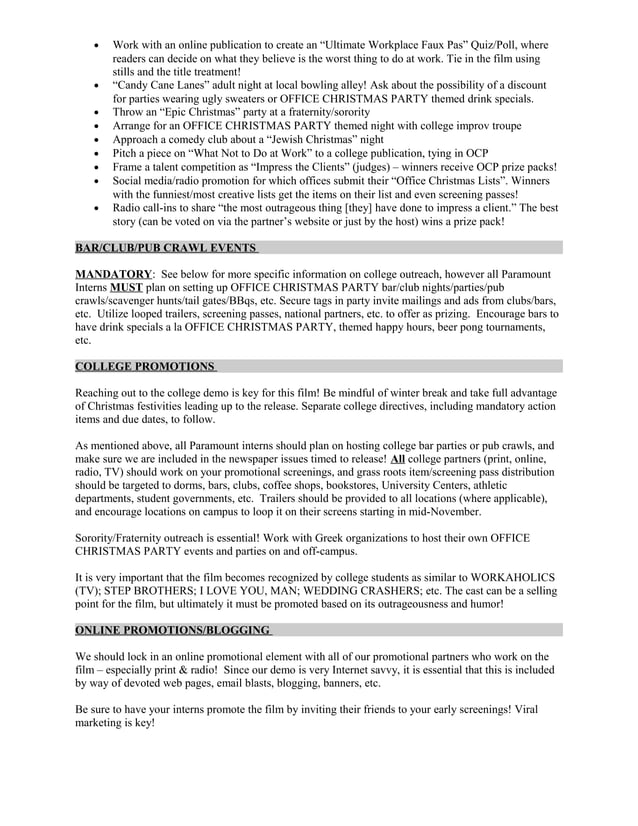 OCP Field Directives | PDF