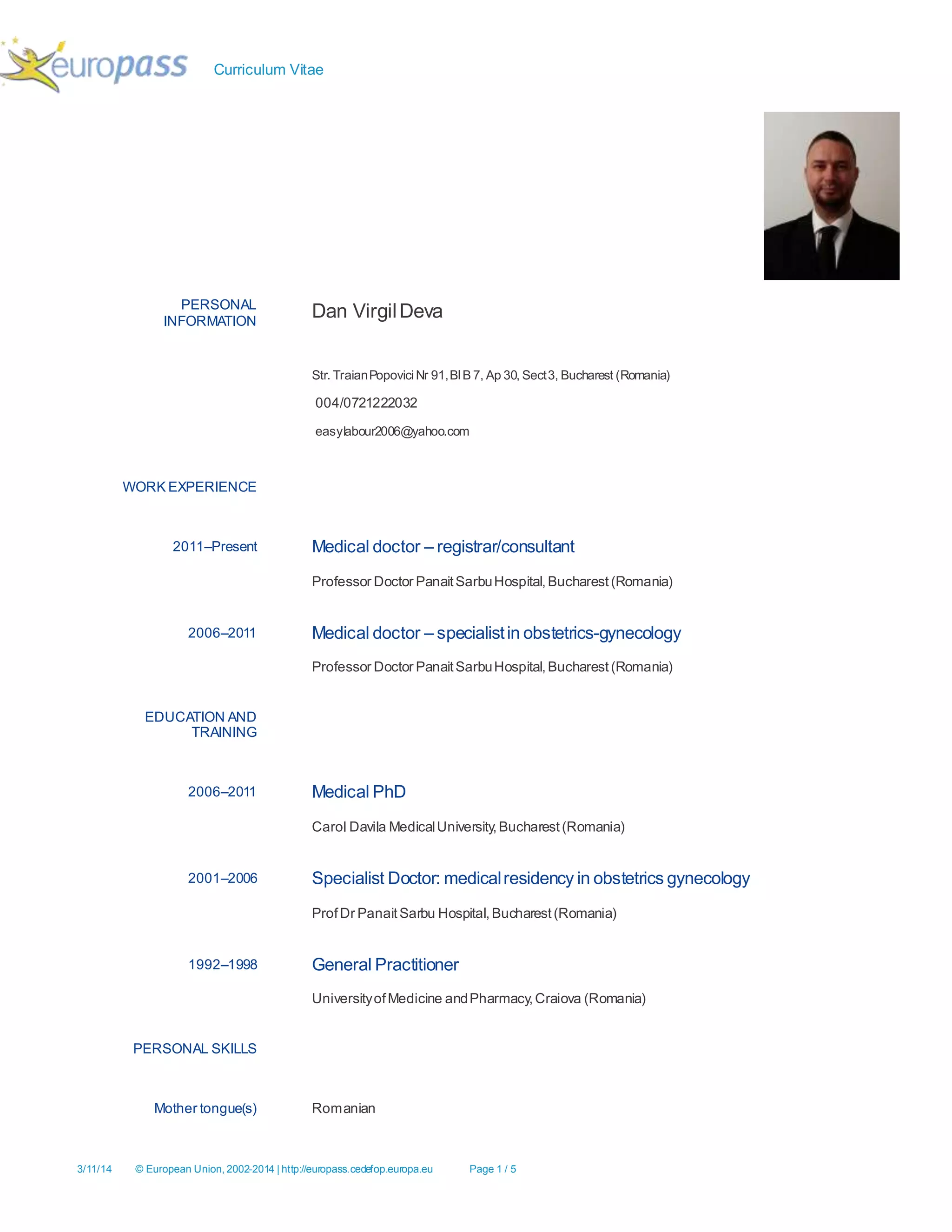 Dan Deva Resume | DOCX