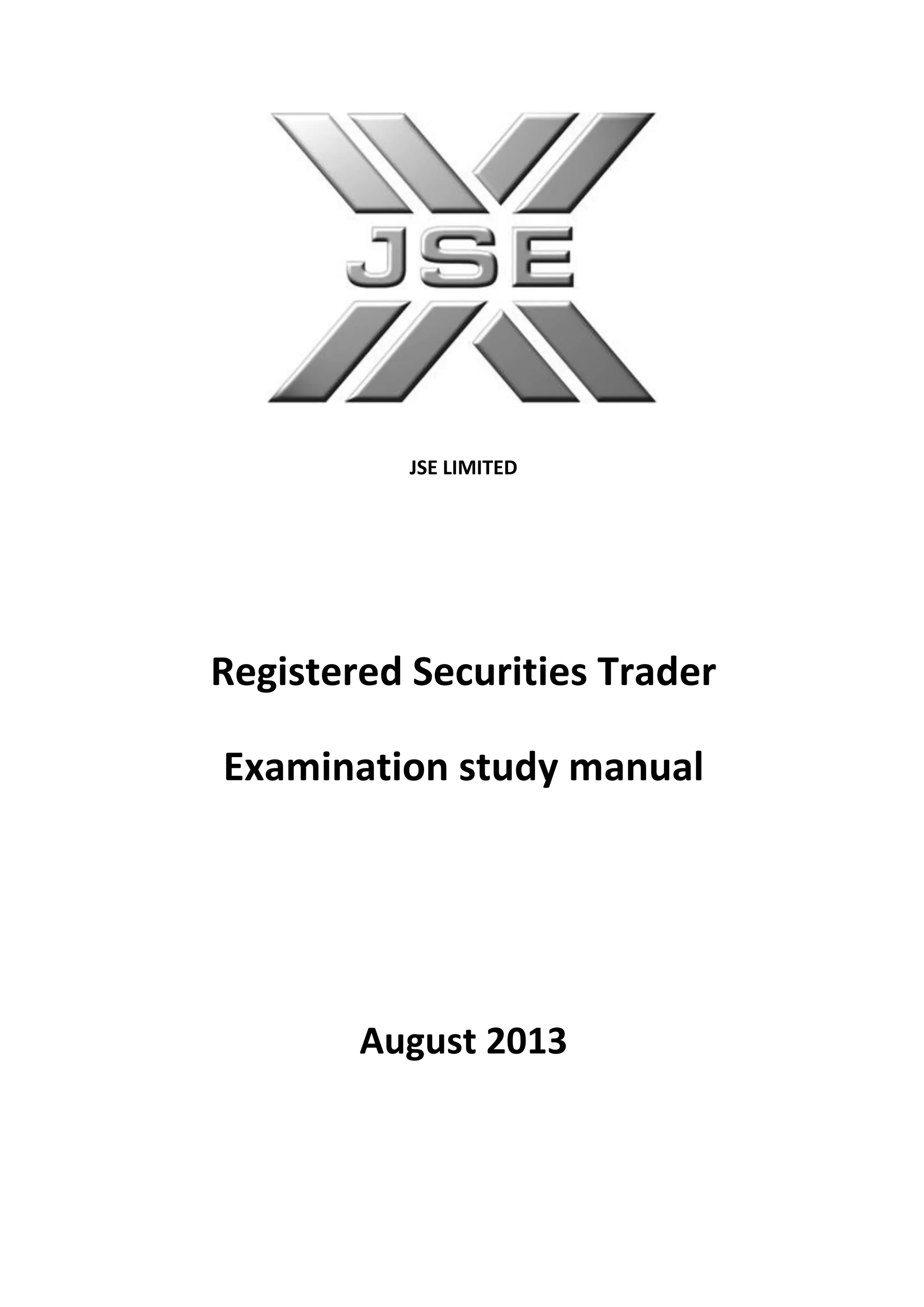 JSE_Registered_Securities_Trader | PDF