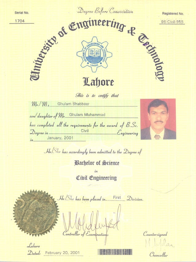 Civil Engineering Degree | PDF