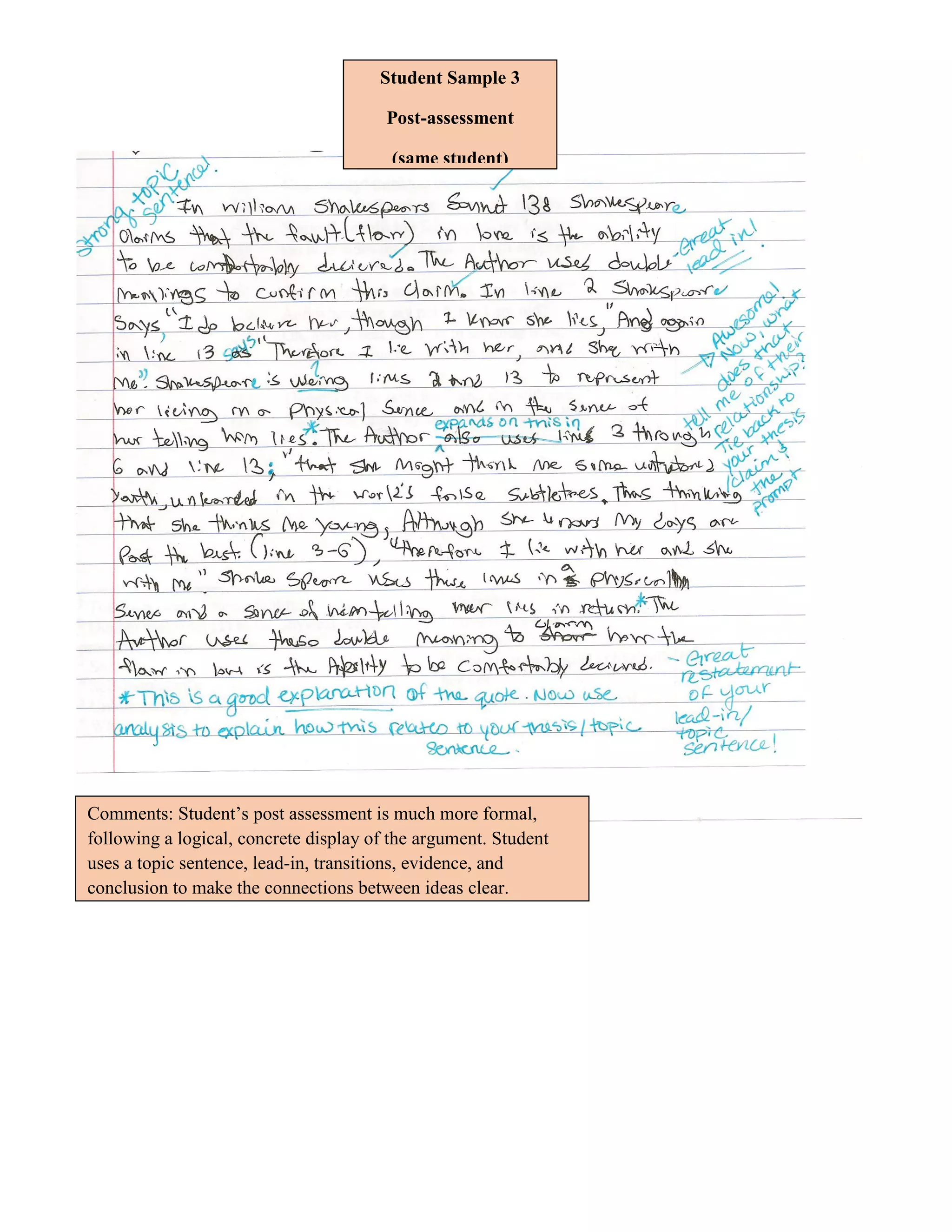 Coleman_Teaching Writing Sample Unit | PDF
