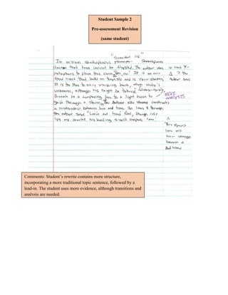 Coleman_Teaching Writing Sample Unit | PDF