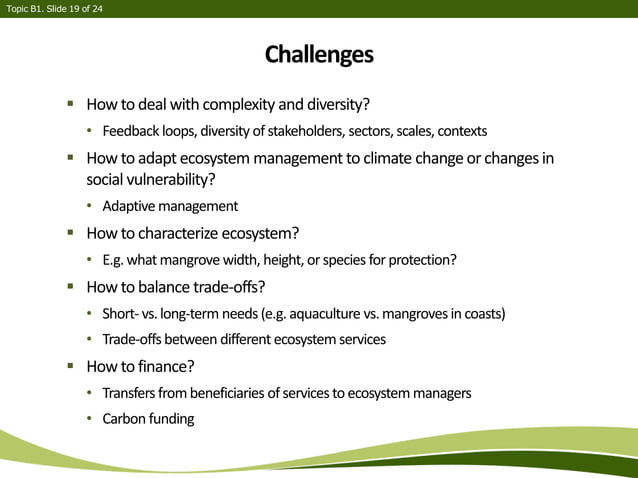 B1_Ecosystem-based_adaptation.ppt | Agriculture | Industries