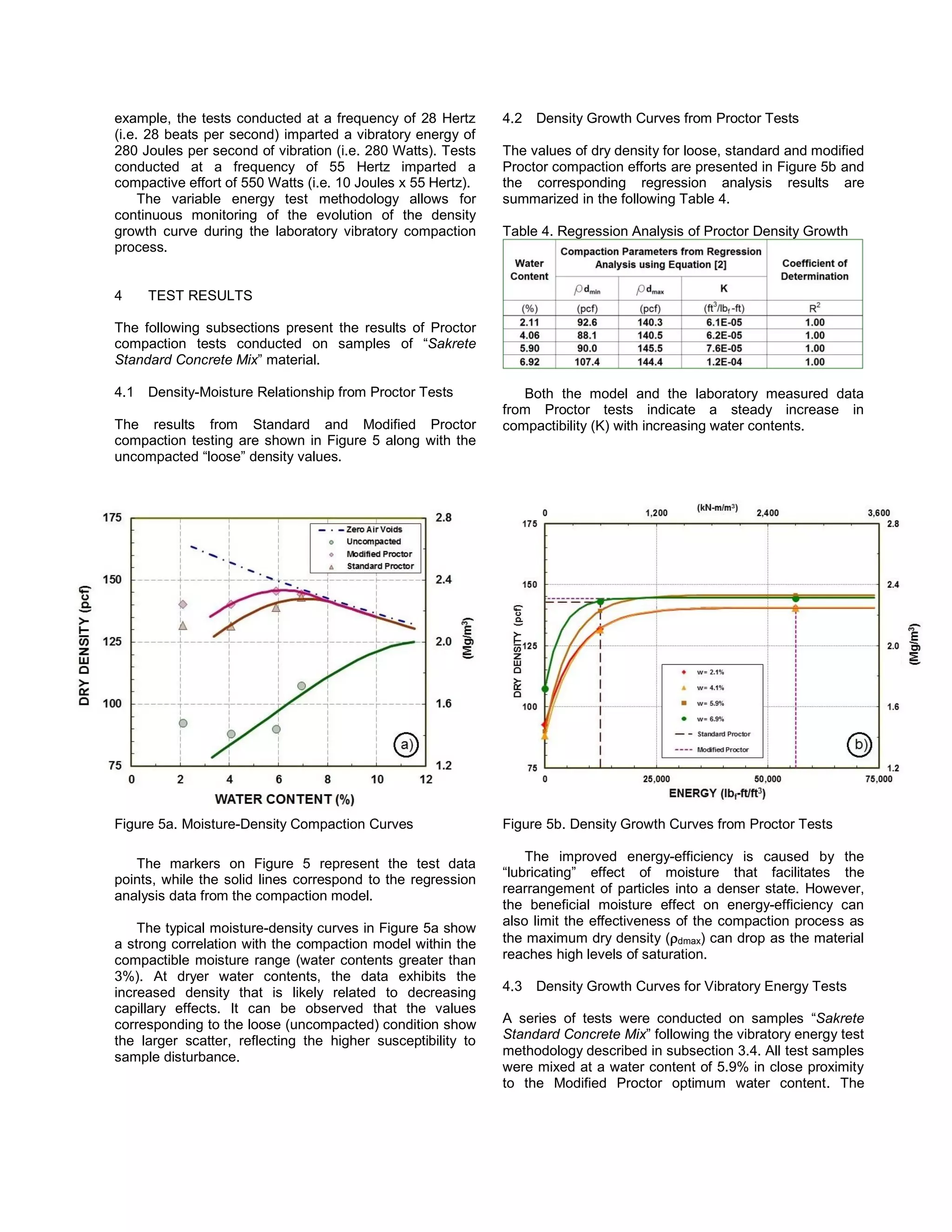 Laboratory Assessment of Energy Efficiency in Vibraotry Compaction of Granular Materials | PDF