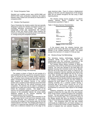 Laboratory Assessment of Energy Efficiency in Vibraotry Compaction of Granular Materials | PDF