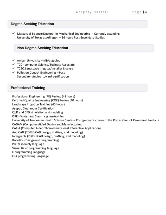 Curriculum Vitae 2015 | DOCX