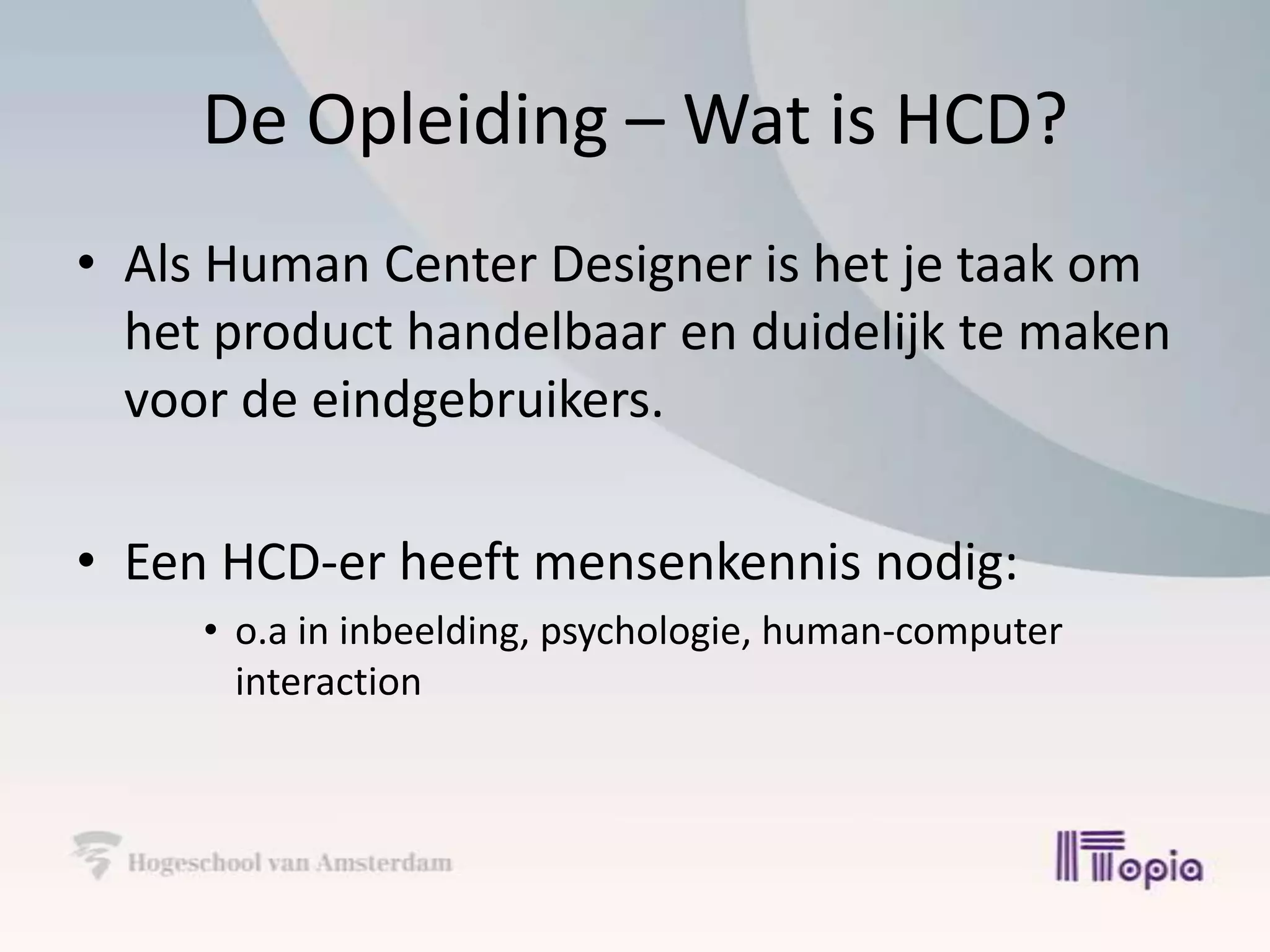 Blok 1 - Presentatie HCD | PPT | Free Download