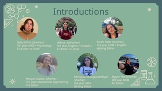 Atrium Magazine Fall 2024 Infosession Slides | PPT