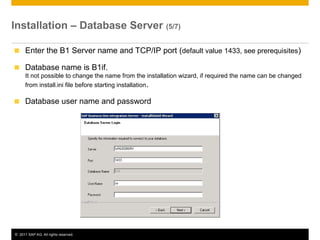 B1if Training: Installation how to configure.ppt