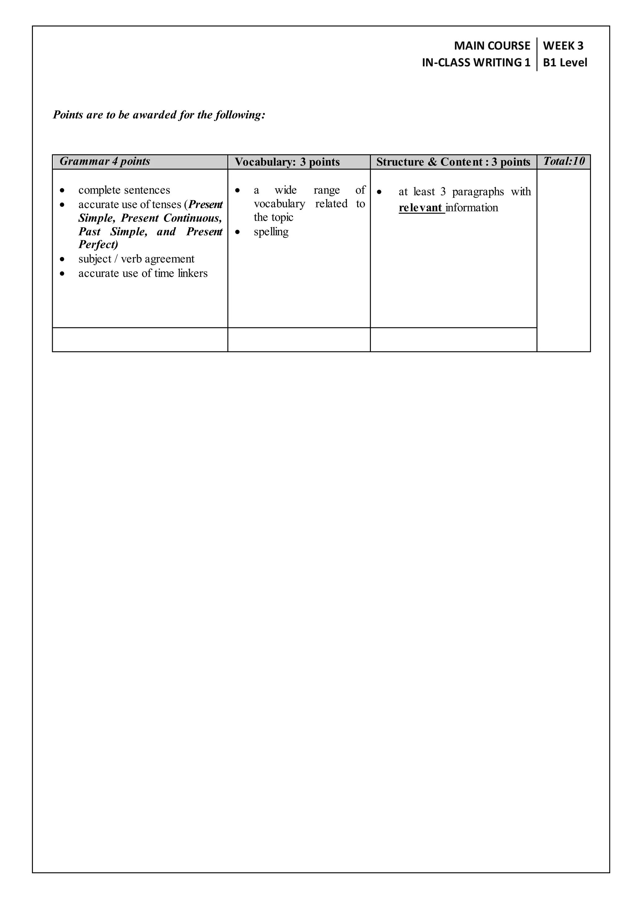 B1 in class writing 1 | DOCX