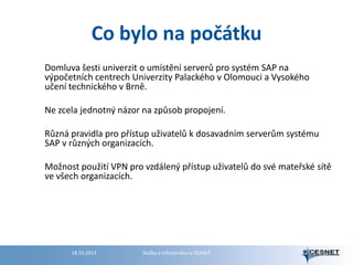 Komunikační infrastruktura - síť CESNET2 | PDF