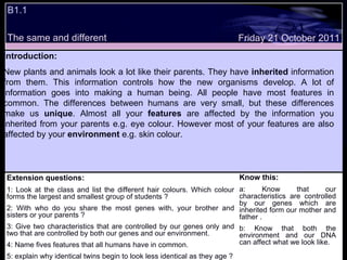 B1 lesson part one | PPT