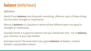 B1 Unit 1 Vocabulary | PPTX