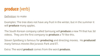 B1 Unit 1 Vocabulary | PPTX