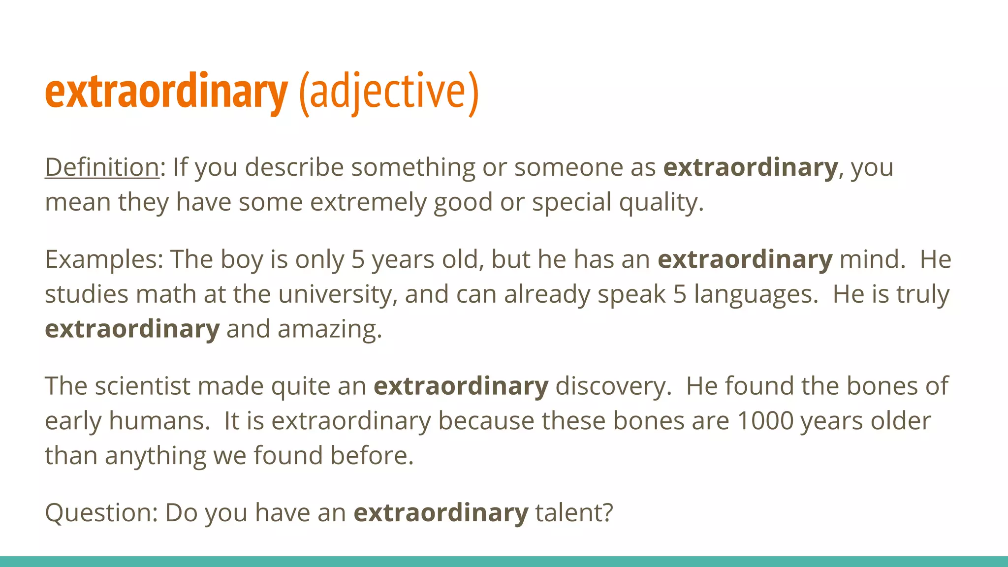 B1 online course vocabulary explanations - module 1 | PPTX