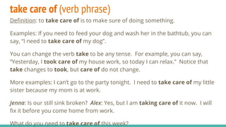 B1 online course vocabulary explanations - module 1 | PPTX