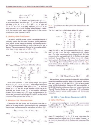 Modeling and Control of Gate-Controlled Series Capacitor Interfaced With a DFIG-Based Wind Farm ...