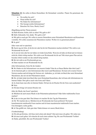 B1 Themen B1 Schreiben und Sprechen Themen | PDF