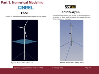 Dynamic Analysis of Power Cable in Floating Offshore Wind Turbine | PDF